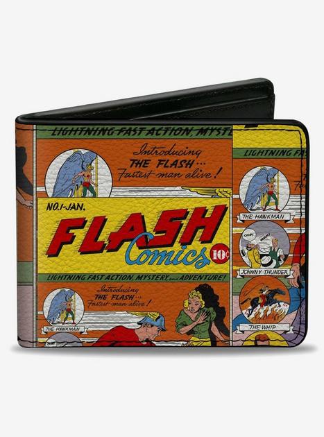 DC Comics Classic Introducing the Flash Comic Book Panels Collage ...