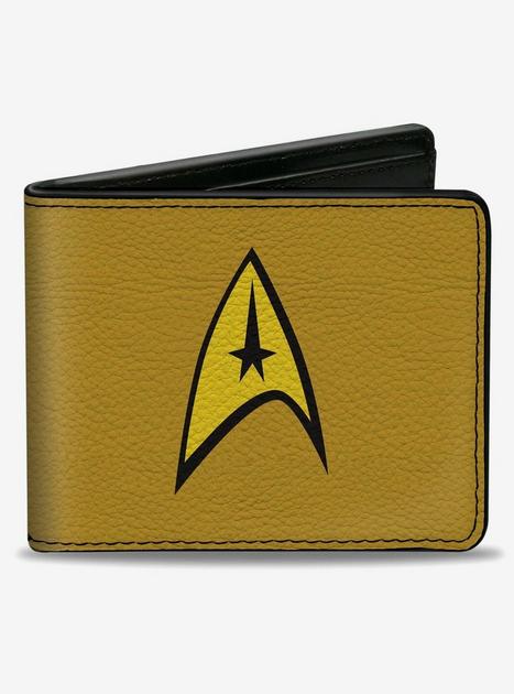 Star Trek Starfleet Command Insignia Logo Gold Bifold Wallet | BoxLunch
