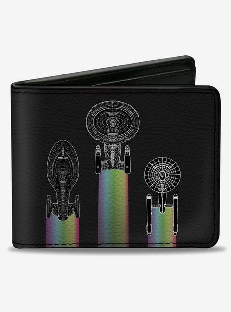 Star Trek Peace and Long Life Starfleet Ships Bifold Wallet | BoxLunch