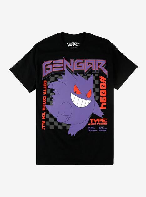 Pokémon Gengar Checkered T-Shirt | Hot Topic