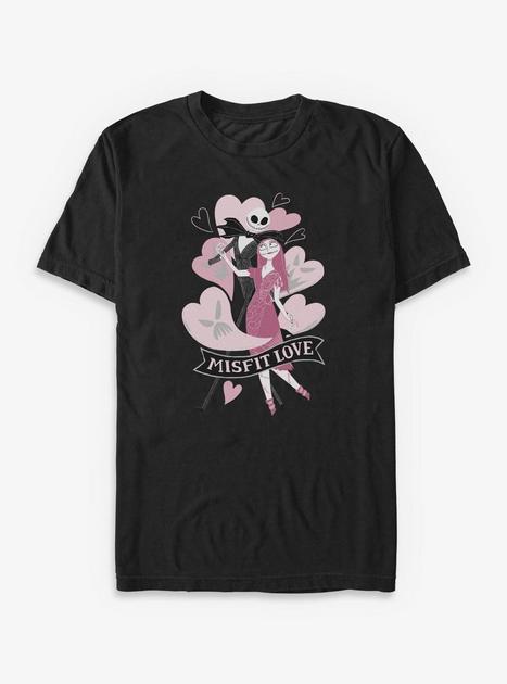 Disney The Nightmare Before Christmas Jack & Sally Misfit Love - Black ...