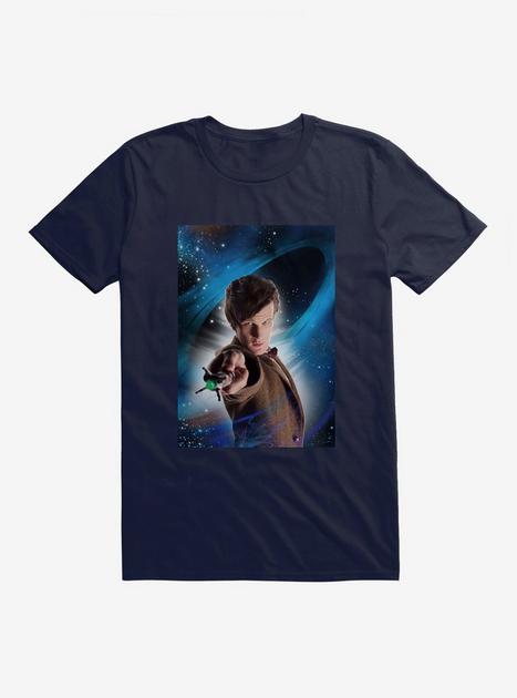 Doctor Who Eleventh Doctor And Sonic Screwdriver Power T-Shirt - BLUE ...