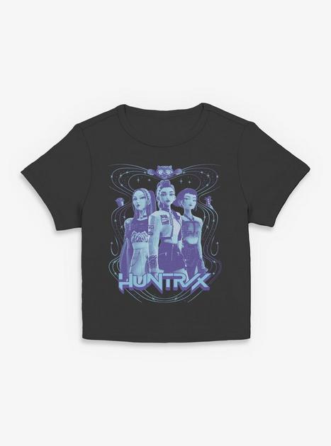 KPop Demon Hunters Huntrix Honmoon Womens Baby T-Shirt - BLACK | BoxLunch