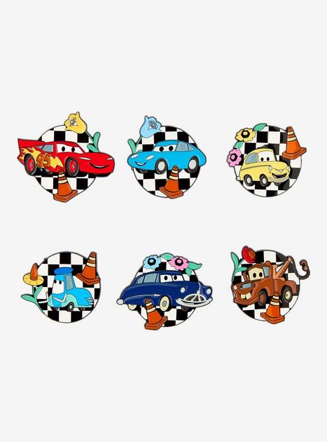 Disney Pixar Cars Checker Blind Box Enamel Pin Hot Topic Exclusive ...