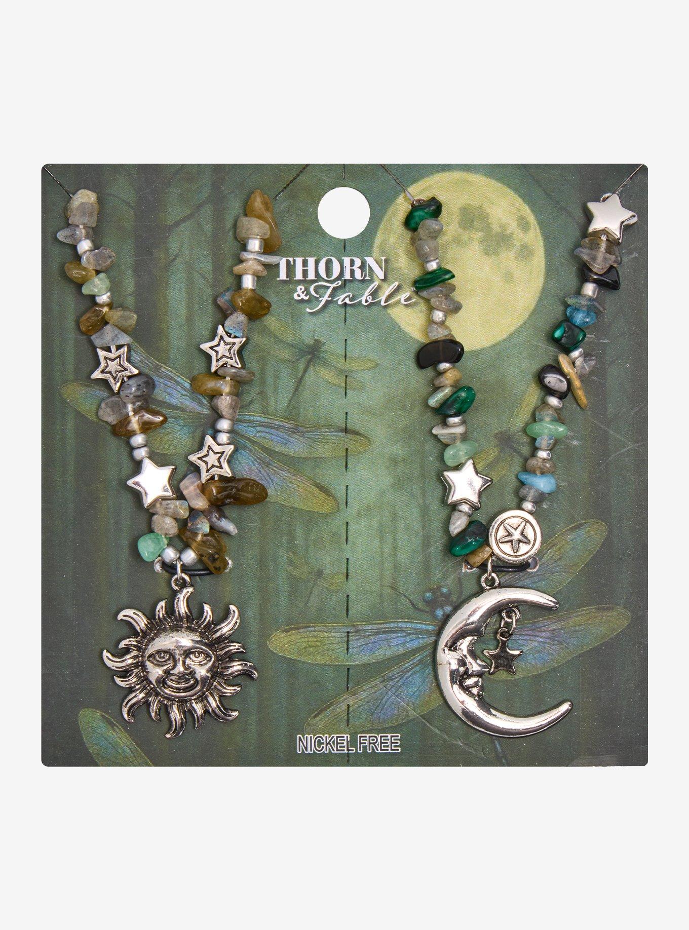 Thorn & Fable Sun & Moon Bead Best Friend Necklace Set | Hot Topic