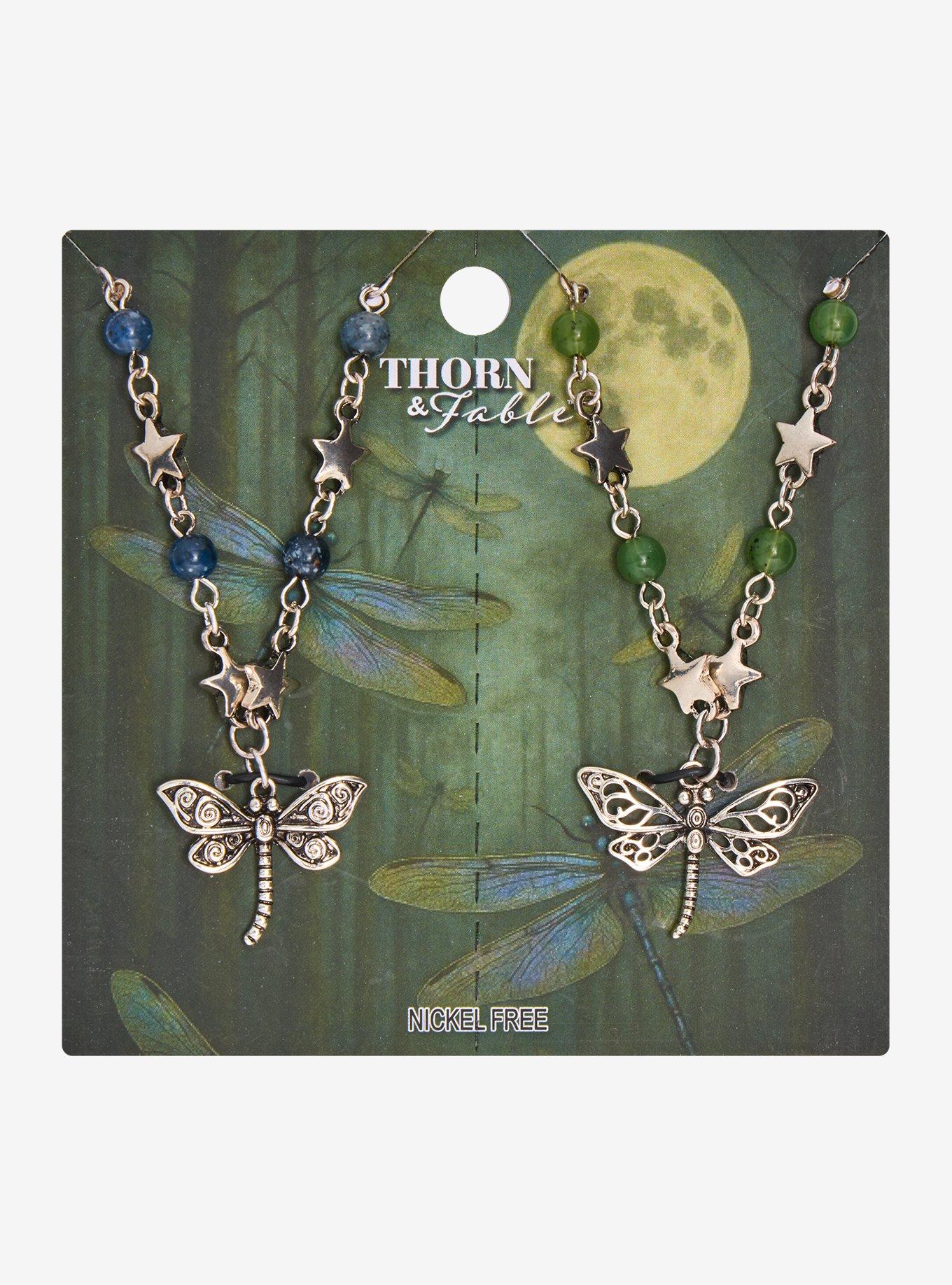 Thorn & Fable Dragonfly Star Best Friend Necklace Set | Hot Topic