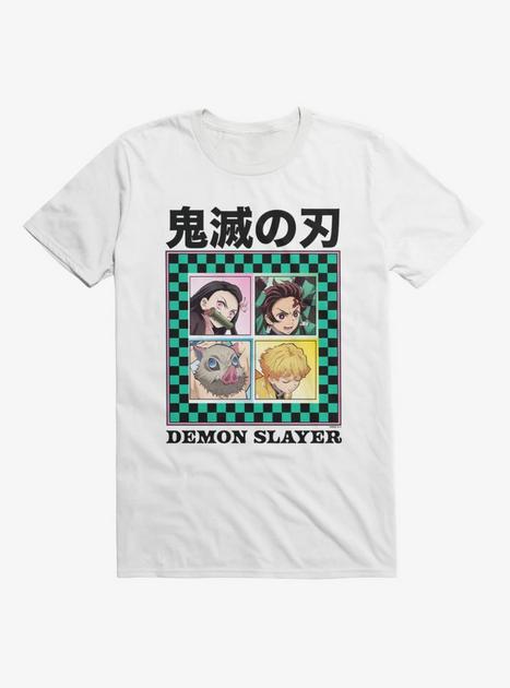 Demon Slayer: Kimetsu No Yaiba Character Checker Boxes T-Shirt | Hot Topic