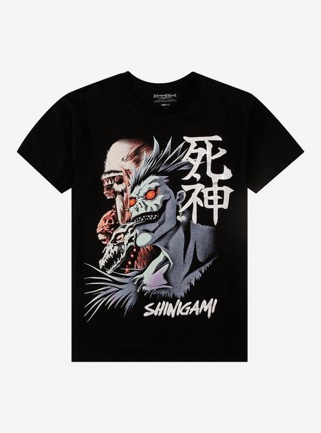 Death Note Shinigami Jumbo Foil Print T-Shirt | Hot Topic