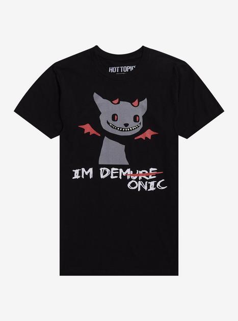 Demure Demonic Cat T-Shirt | Hot Topic