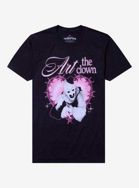 Terrifier Art The Clown Barbed Wire Heart T-Shirt | Hot Topic