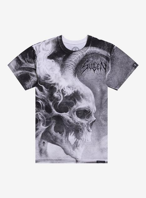 Sullen Art Collective Horned Demon Skull T-Shirt | Hot Topic