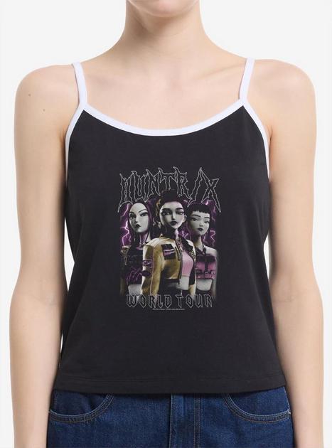 KPop Demon Hunters HUNTR/X World Tour Group Pose Girls Cami Hot Topic ...