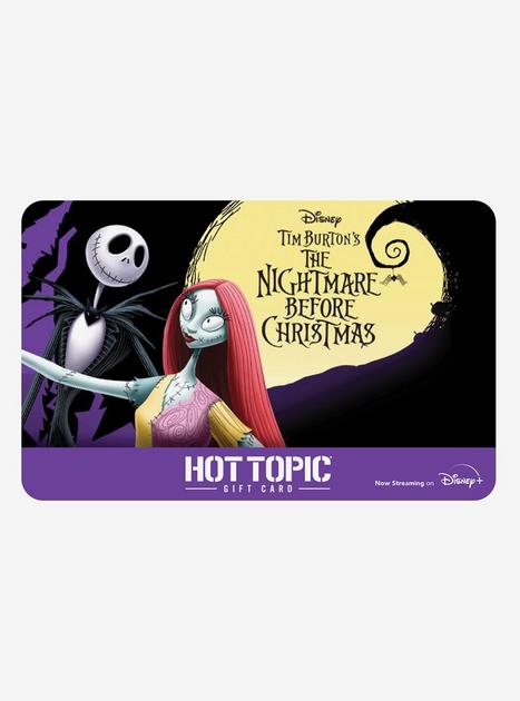 The Nightmare Before Christmas Gift Card | Hot Topic