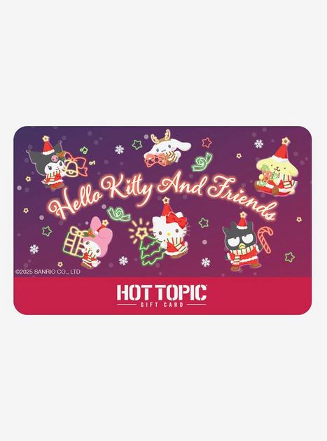 Hello Kitty And Friends Gift Card | Hot Topic