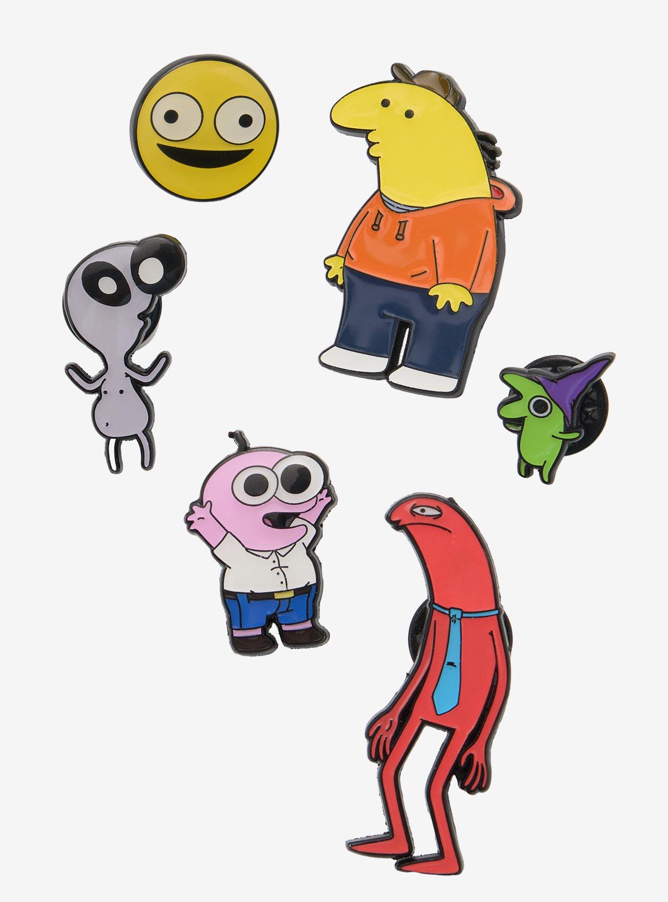 Smiling Friends Character Blind Box Enamel Pin Hot Topic Exclusive ...