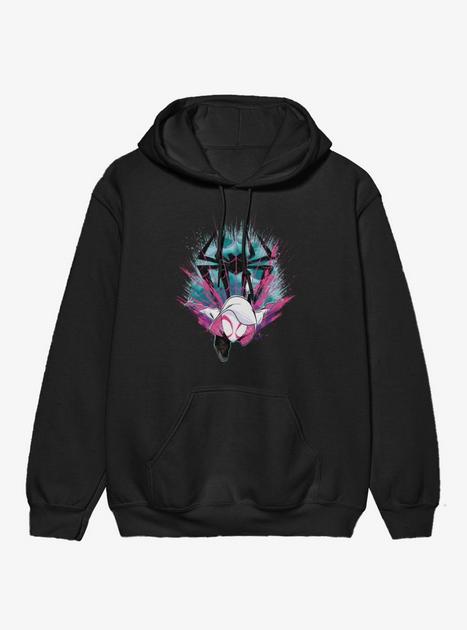 Marvel Spider-Gwen Splatter Hoodie Hot Topic Exclusive | Hot Topic