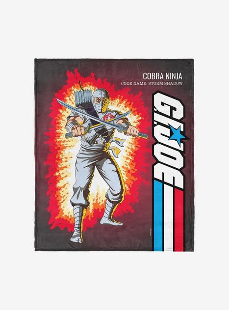 GI Joe Classic Flashback Storm Shadow Silk Touch Throw Blanket | BoxLunch
