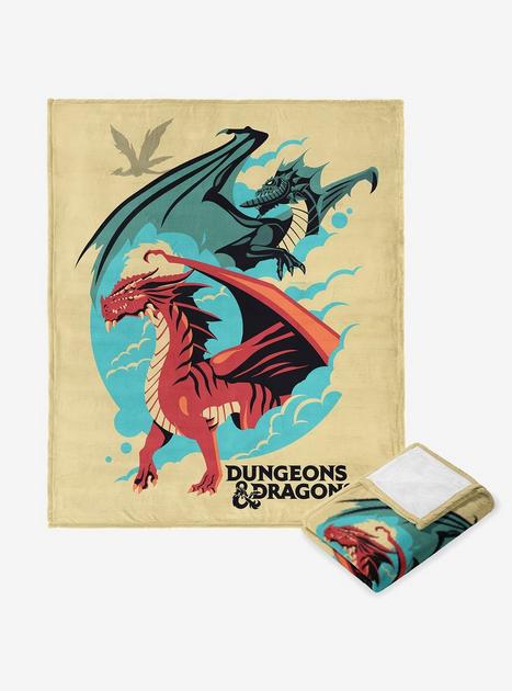Dungeons & Dragons Red Dragon Silk Touch Throw Blanket | Hot Topic