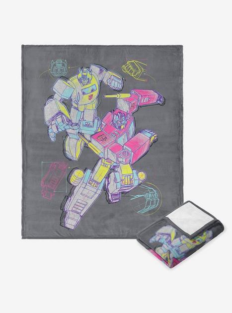 Transformers Neon Transformers Silk Touch Throw Blanket | Hot Topic