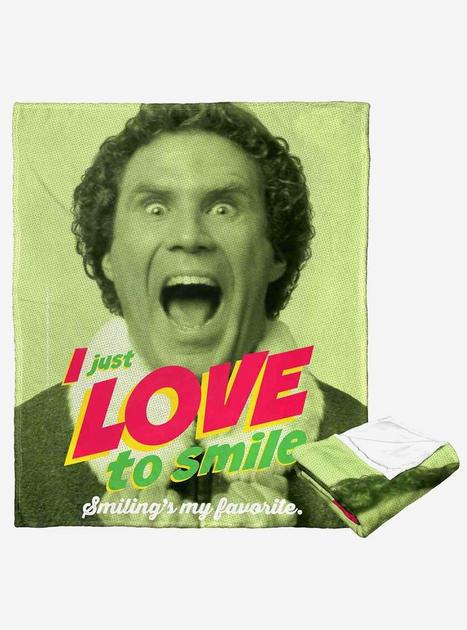Elf Love To Smile Silk Touch Throw Blanket | Hot Topic