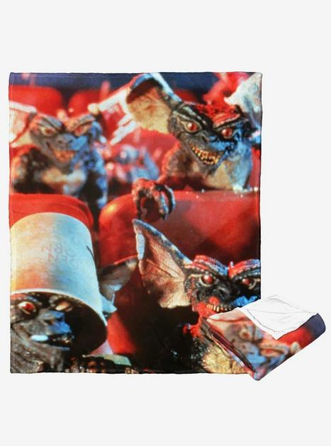 Gremlins Rowdy Movie Goers Silk Touch Throw Blanket | BoxLunch