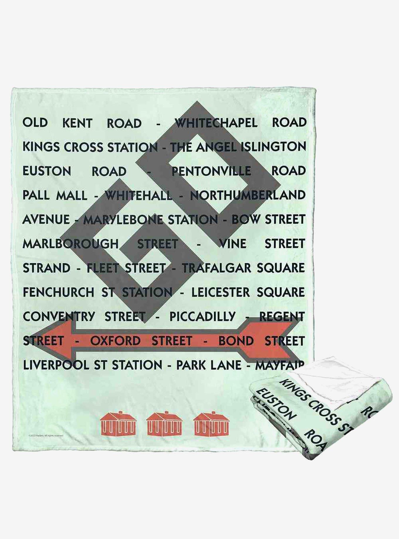 Monopoly Pass Go Silk Touch Throw Blanket | Hot Topic