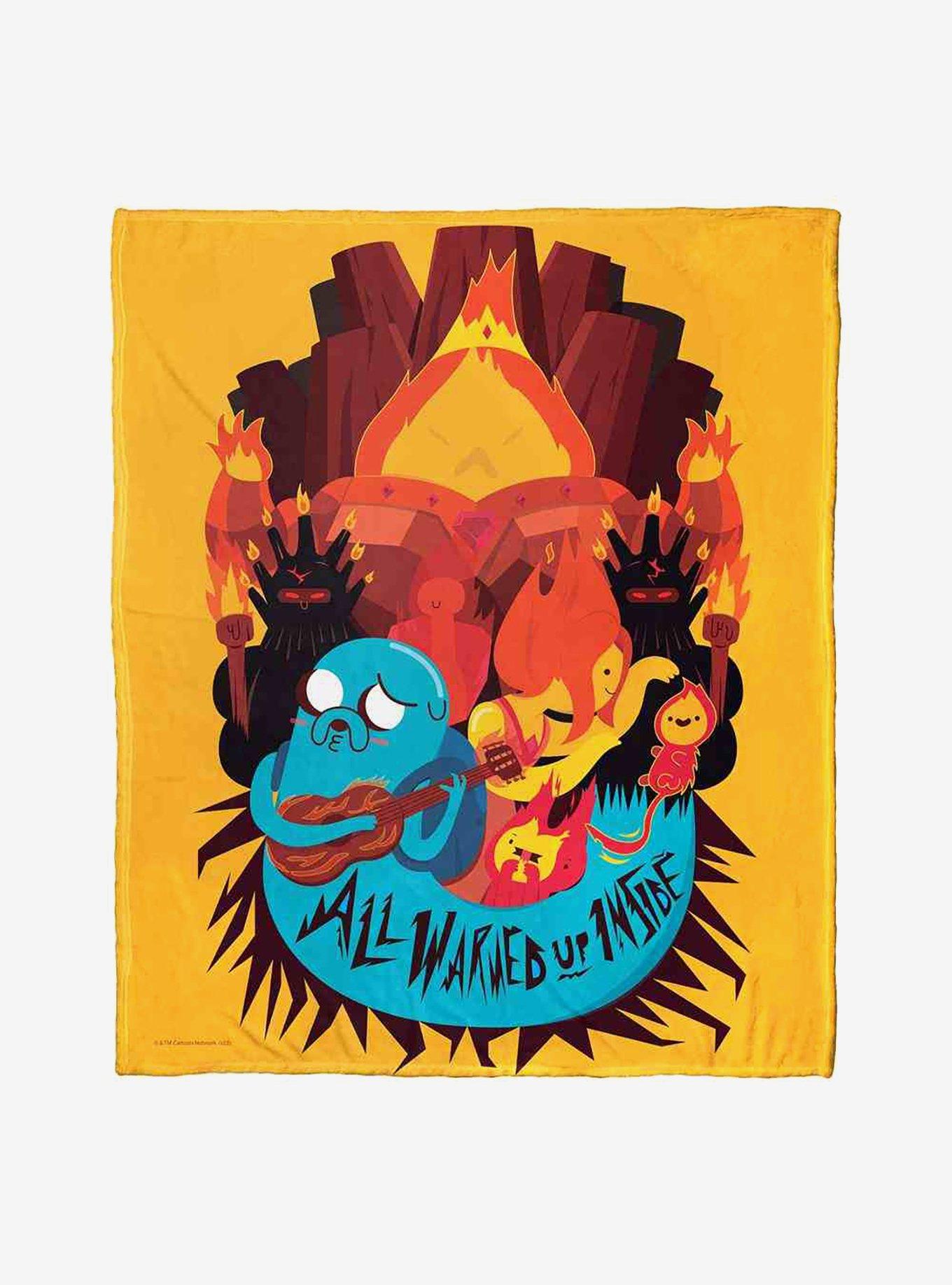 Adventure Time All Warmed Up Inside Silk Touch Throw Blanket | Hot Topic