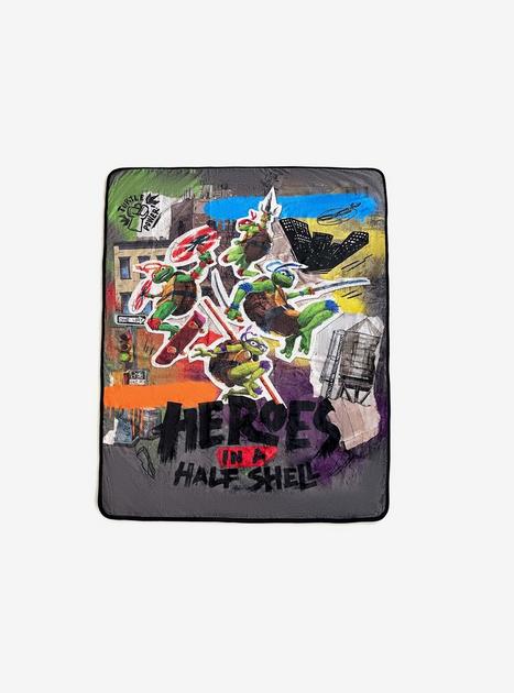 Teenage Mutant Ninja Turtles Mutant Mayhem Collage Silk Touch Sherpa ...