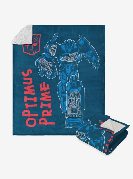 Transformers Power Punch Silk Touch Sherpa Throw Blanket | Hot Topic