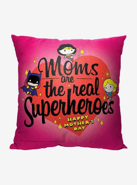 Superman Moms Are The Real Supers Throw Pillow | Hot Topic