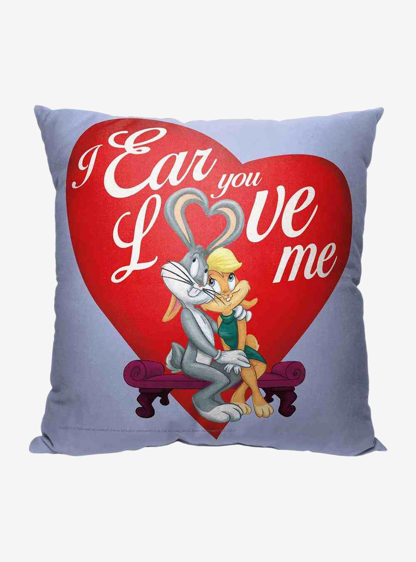 Looney Tunes Ear Love Throw Pillow | Hot Topic