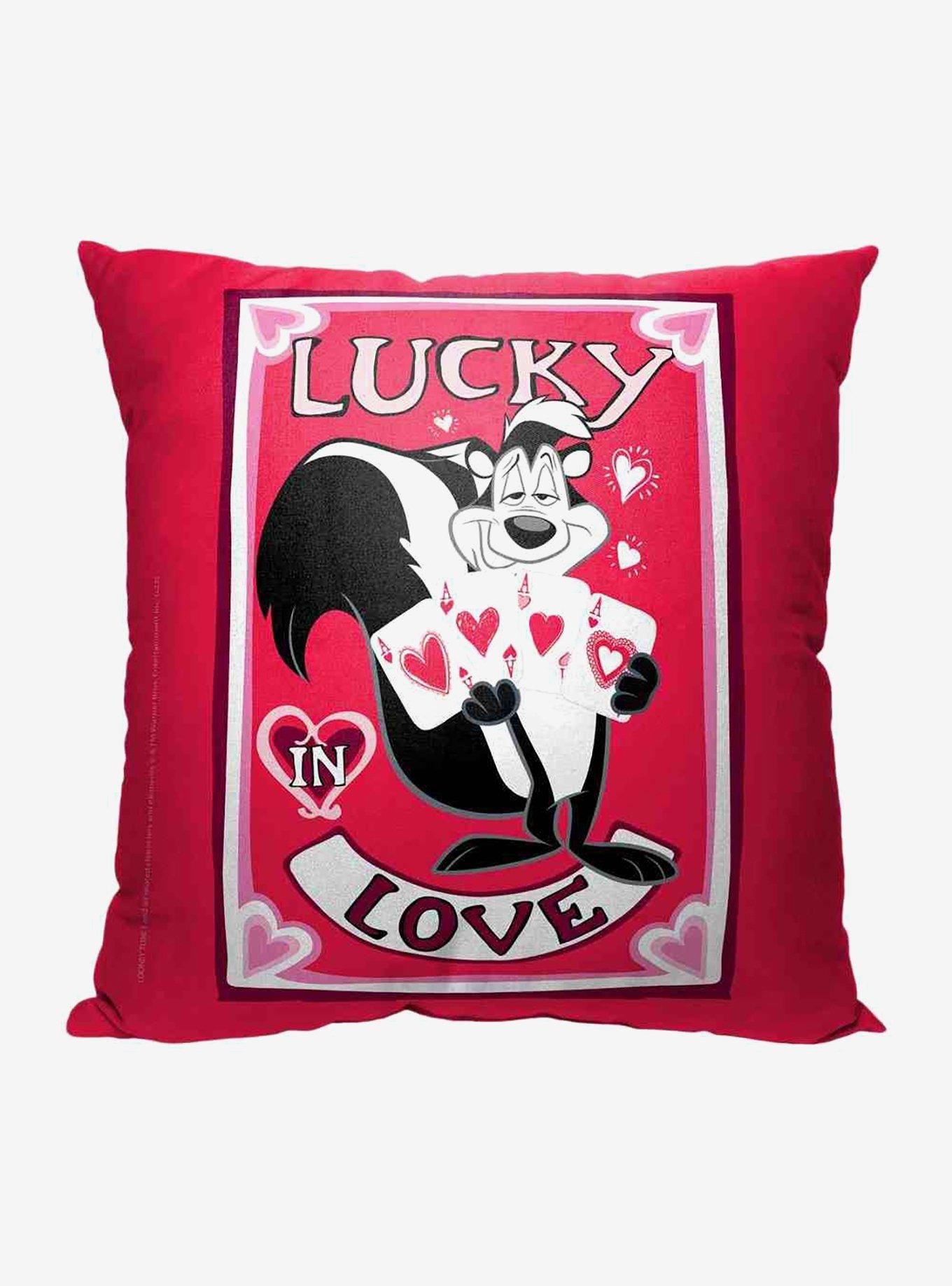 Looney Tunes Lucky In Love Throw Pillow | Hot Topic