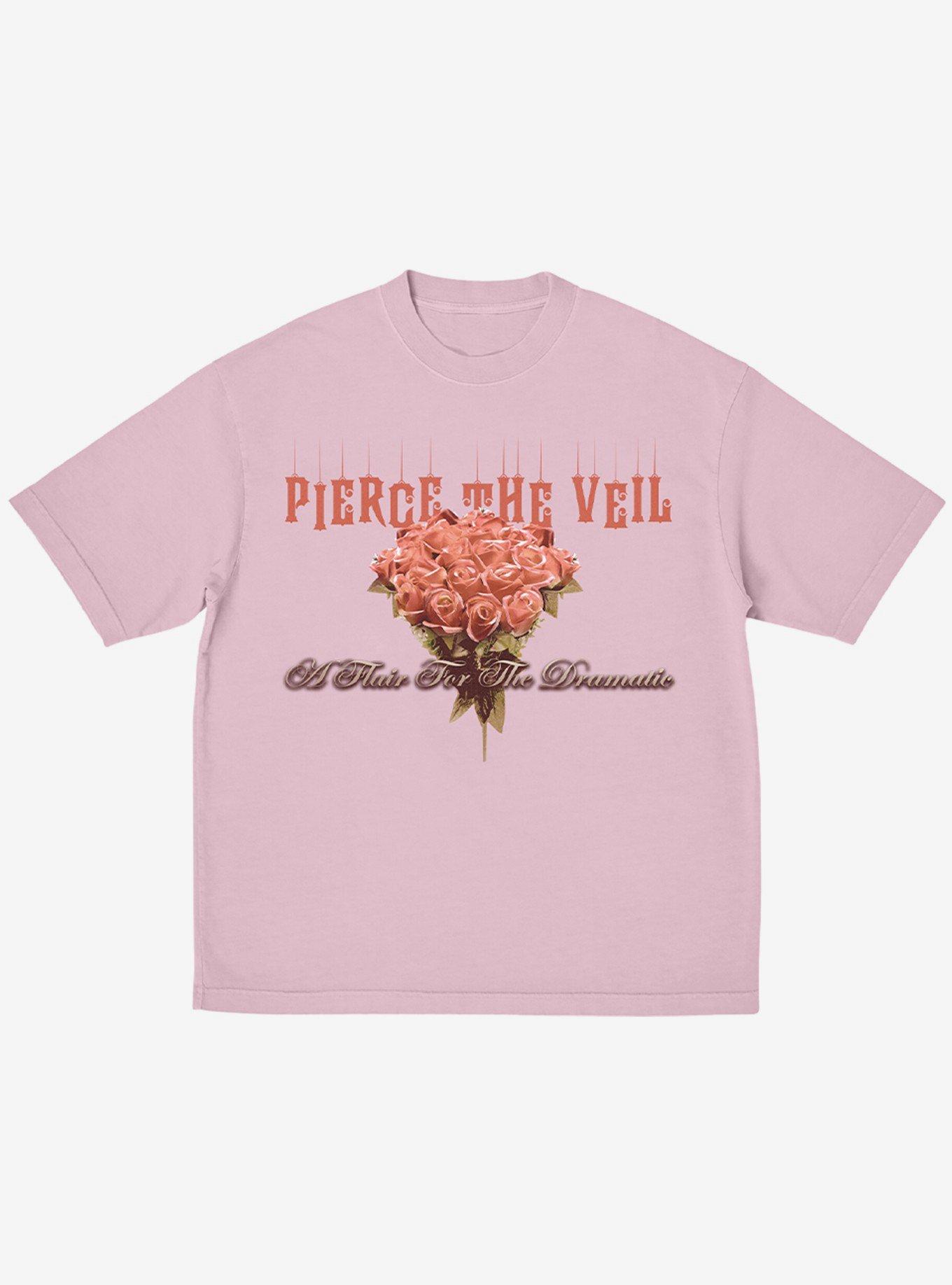 Pierce The Veil Pink Rose Bouquet T-Shirt | Hot Topic