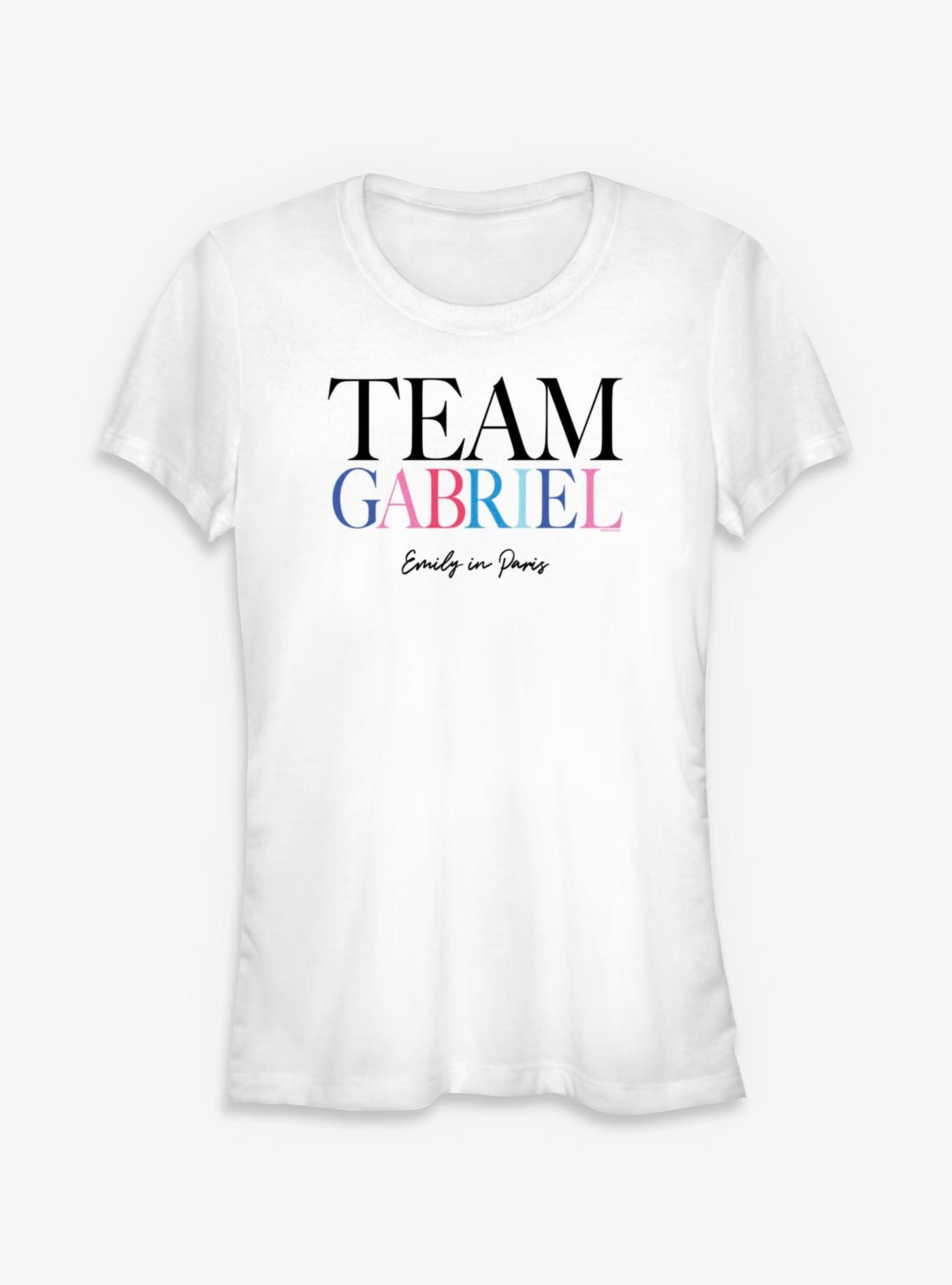 Emily In Paris Team Gabriel Girls T-Shirt - WHITE | Hot Topic