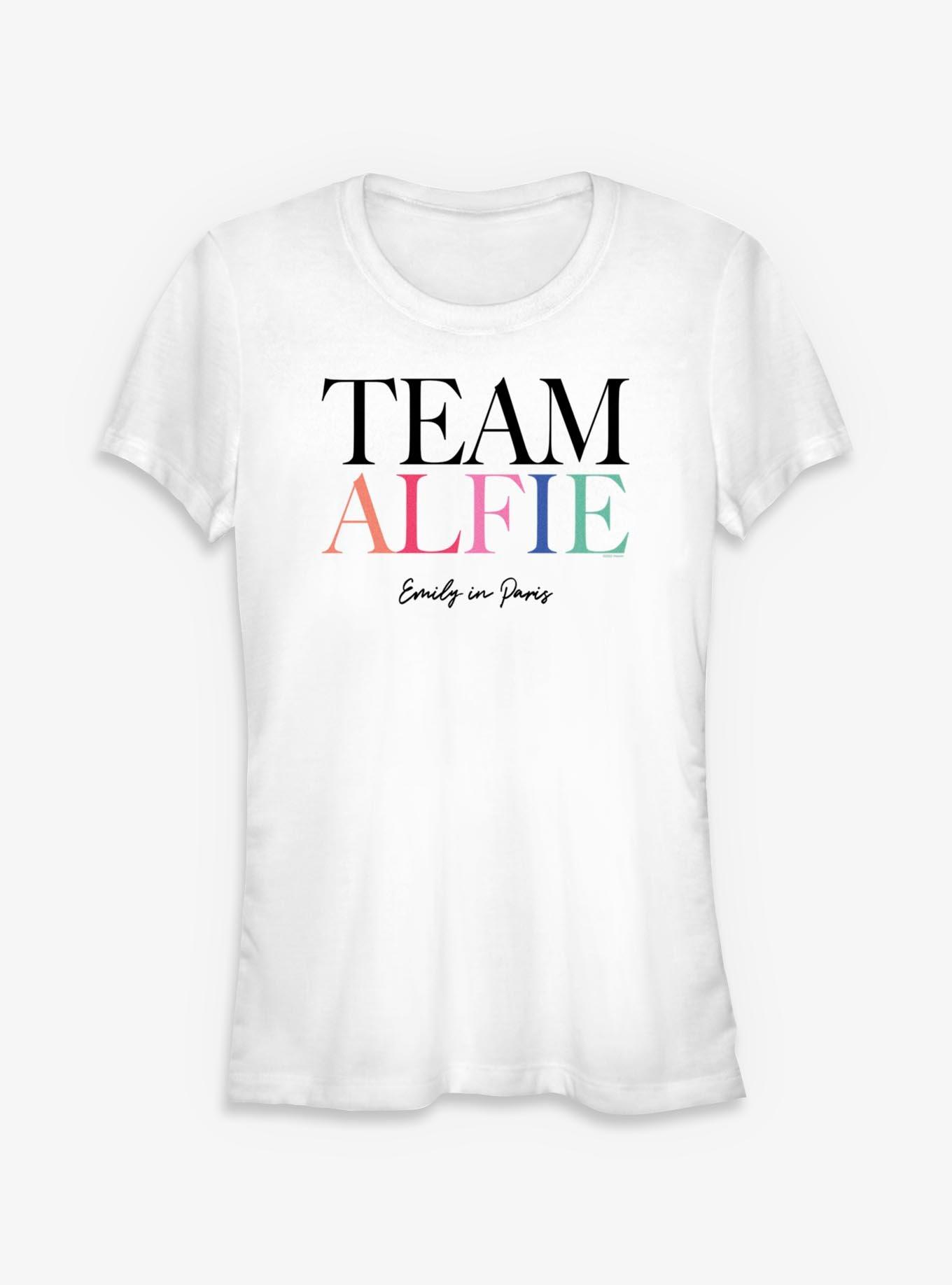 Emily In Paris Team Alfie Girls T-Shirt - WHITE | Hot Topic