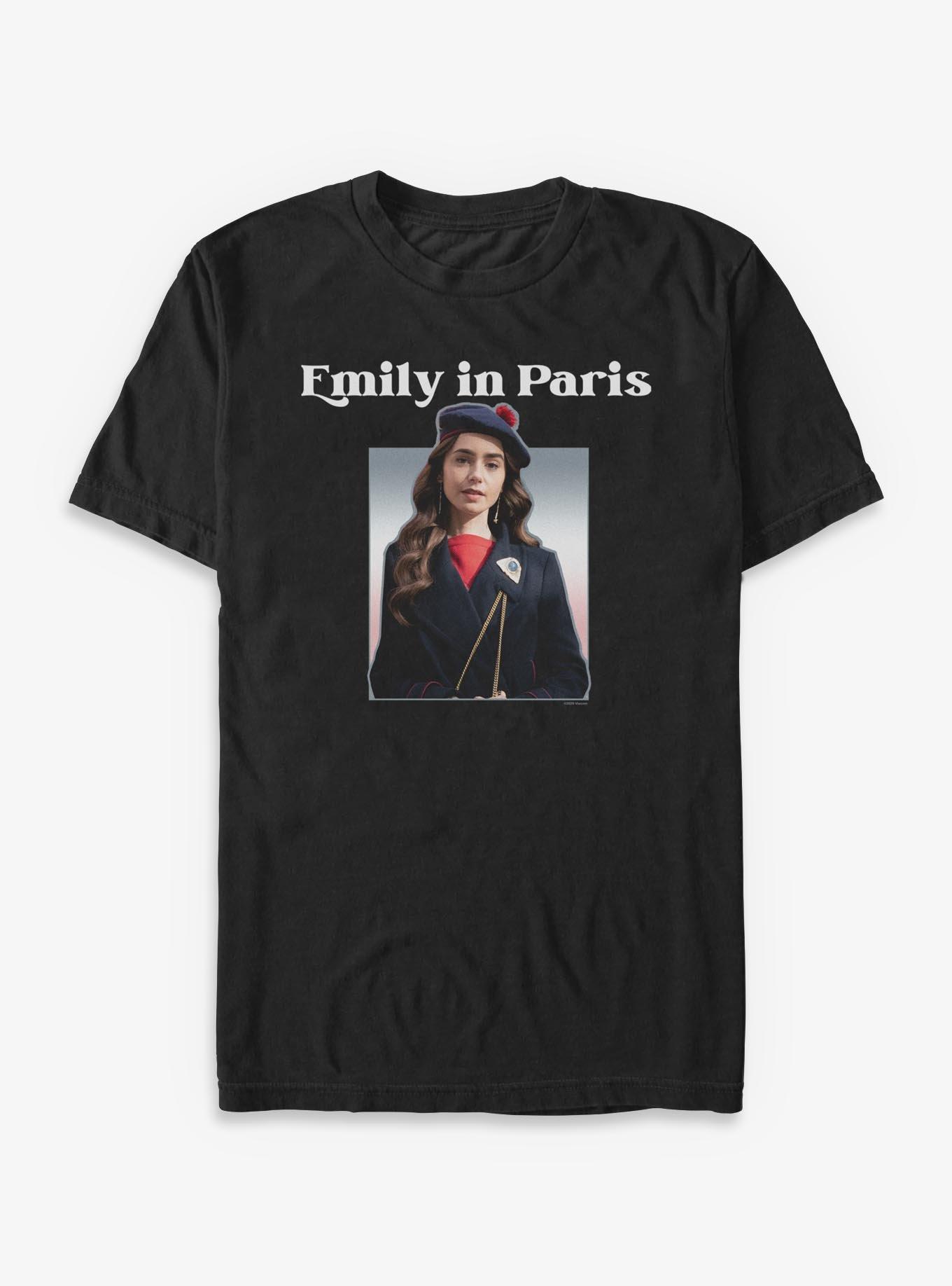 Emily In Paris Emily Cooper Photo T-Shirt - BLACK | Hot Topic