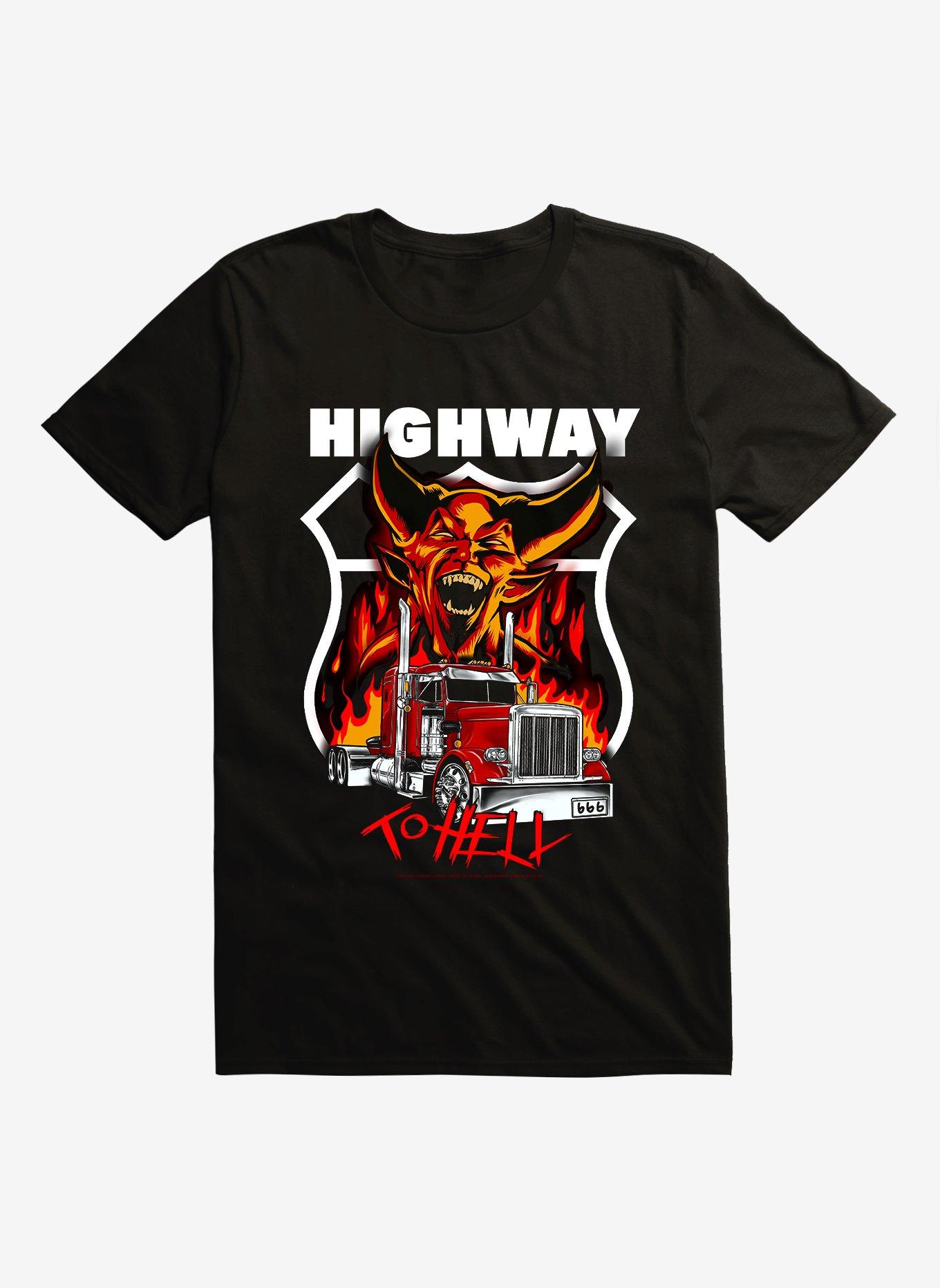 Global Threat Highway To Hell T-Shirt - BLACK | Hot Topic