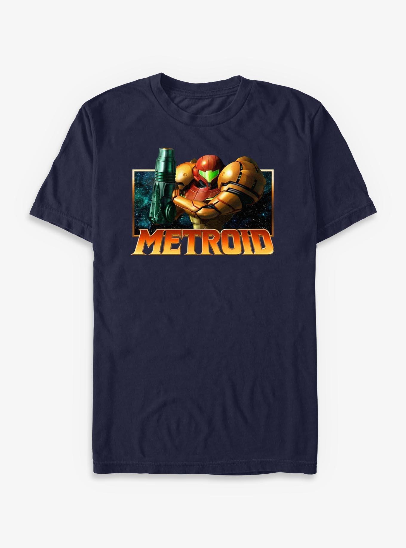 Nintendo Metroid Triangle Badge T-Shirt - BLUE | Hot Topic