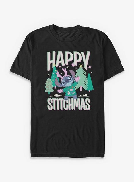 Disney Lilo & Stitch Happy Stitchmas T-Shirt - BLACK | Hot Topic