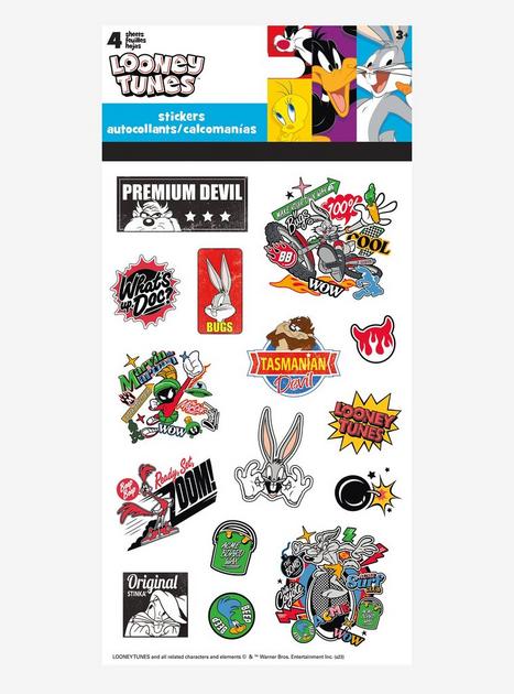 Looney Tunes Sticker Sheet Set | Hot Topic