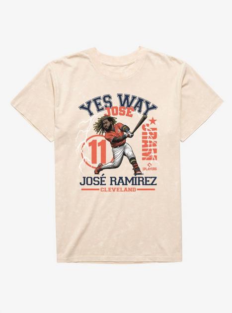 MLB Cleveland Guardians Jose Ramirez Yes Way JRam Mineral Wash T-Shirt ...