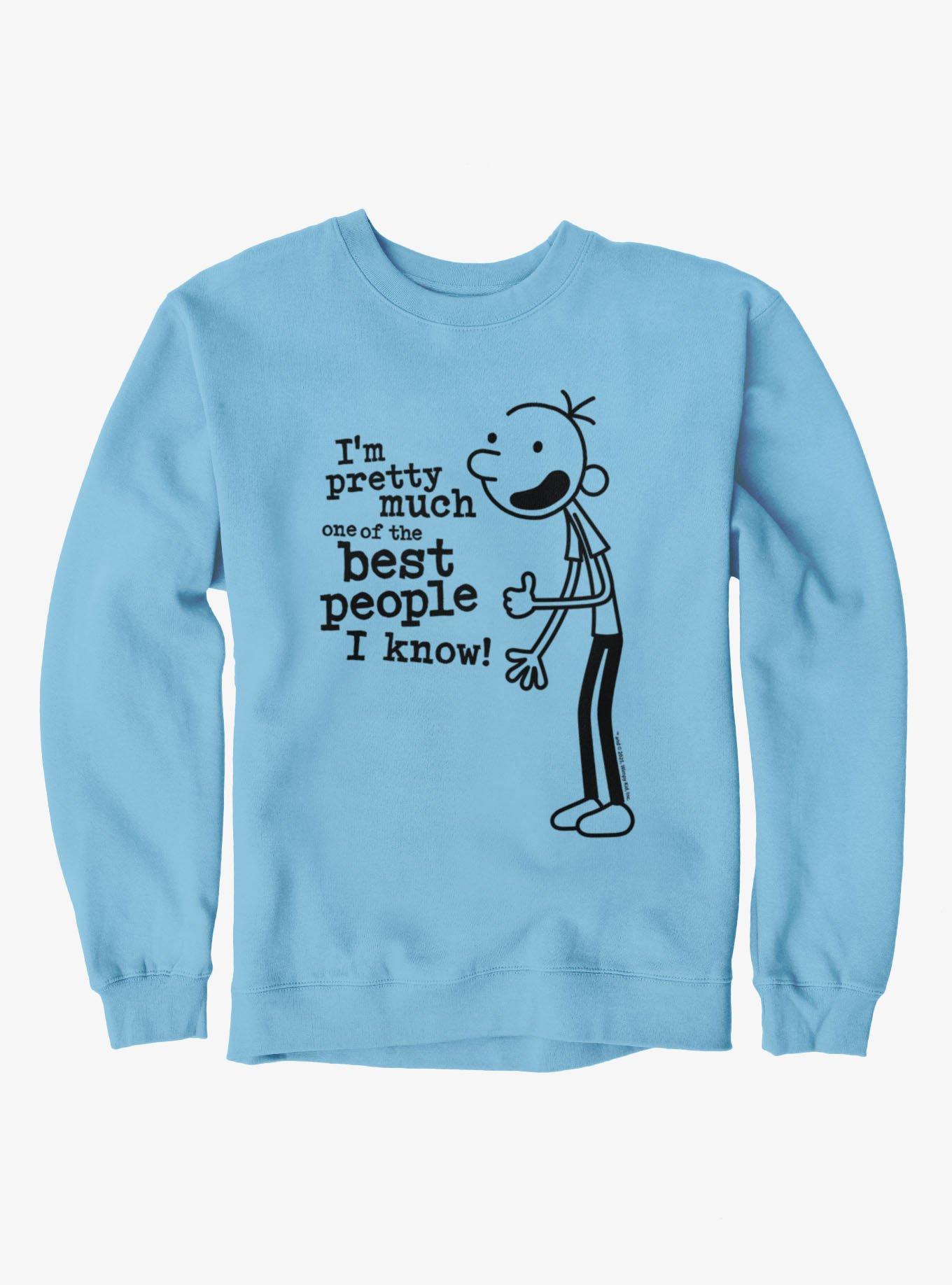 Diary Of A Wimpy Kid Best People I Know Sweatshirt - BLUE | Hot Topic