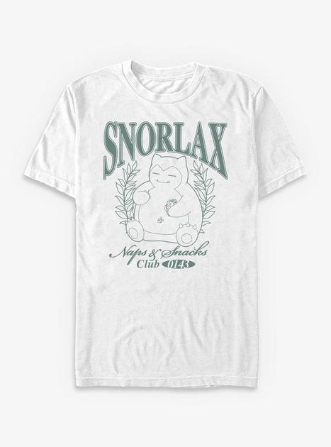 Pokemon Snorlax Collegiate T-Shirt - WHITE | Hot Topic