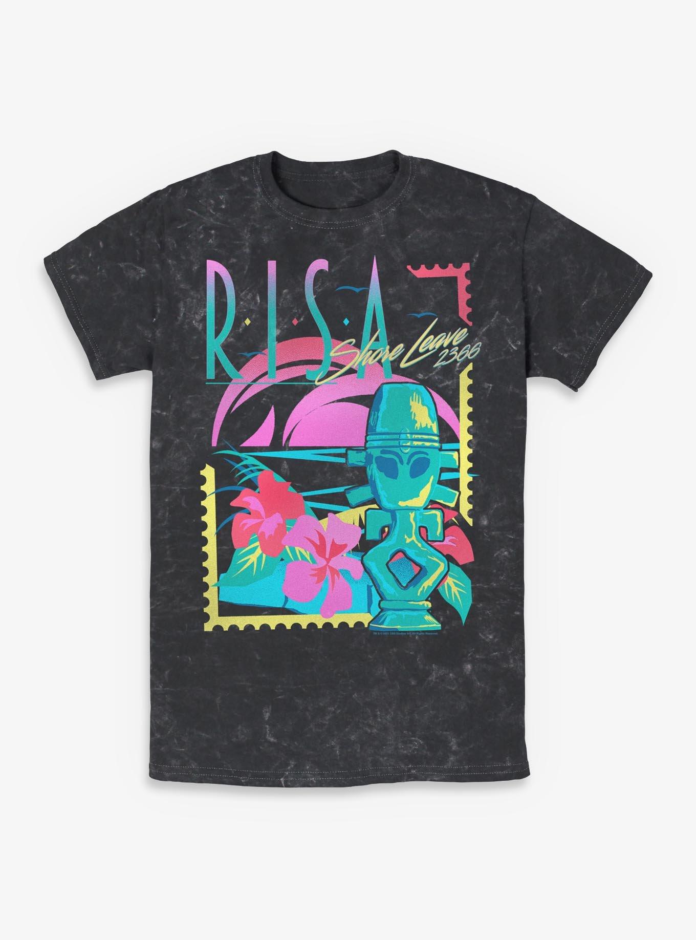 Star Trek Risa Sunbleached Mineral Wash T-Shirt - BLACK | Hot Topic