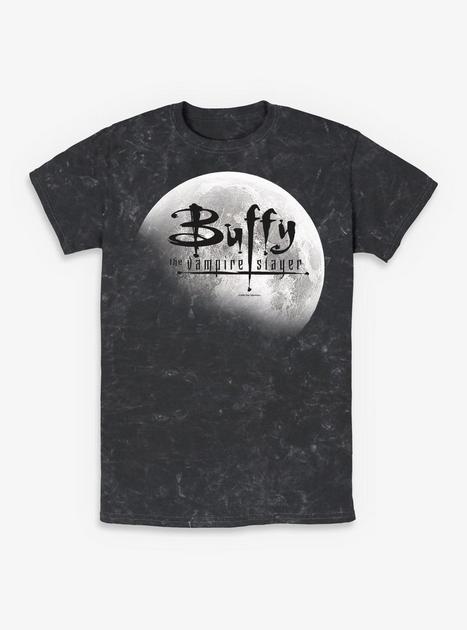 Buffy The Vampire Slayer Buffy Moon Mineral Wash T-Shirt - BLACK | Hot ...
