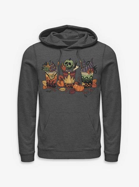Disney Villains Fall Drinks Hoodie - GREY | Hot Topic