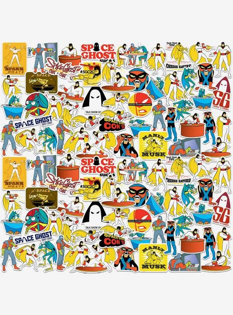 Space Ghost Miscellaneous 100ct Sticker Pack | Hot Topic