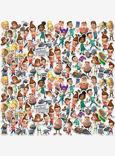 Jimmy Neutron Variety Miscellaneous 100ct Sticker Pack | BoxLunch
