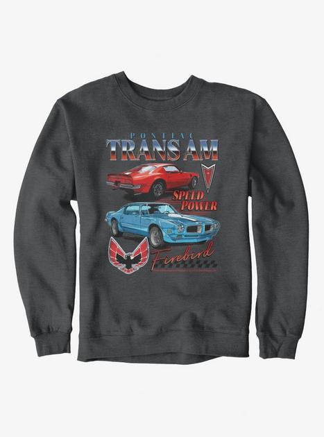 Pontiac Trans Am Speed Power Firebird Sweatshirt - GREY | Hot Topic