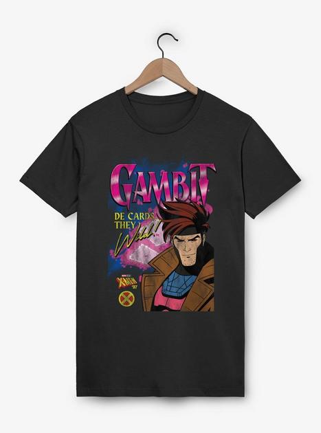 Marvel X-Men '97 Gambit Cards They Wild T-Shirt BoxLunch Exclusive ...